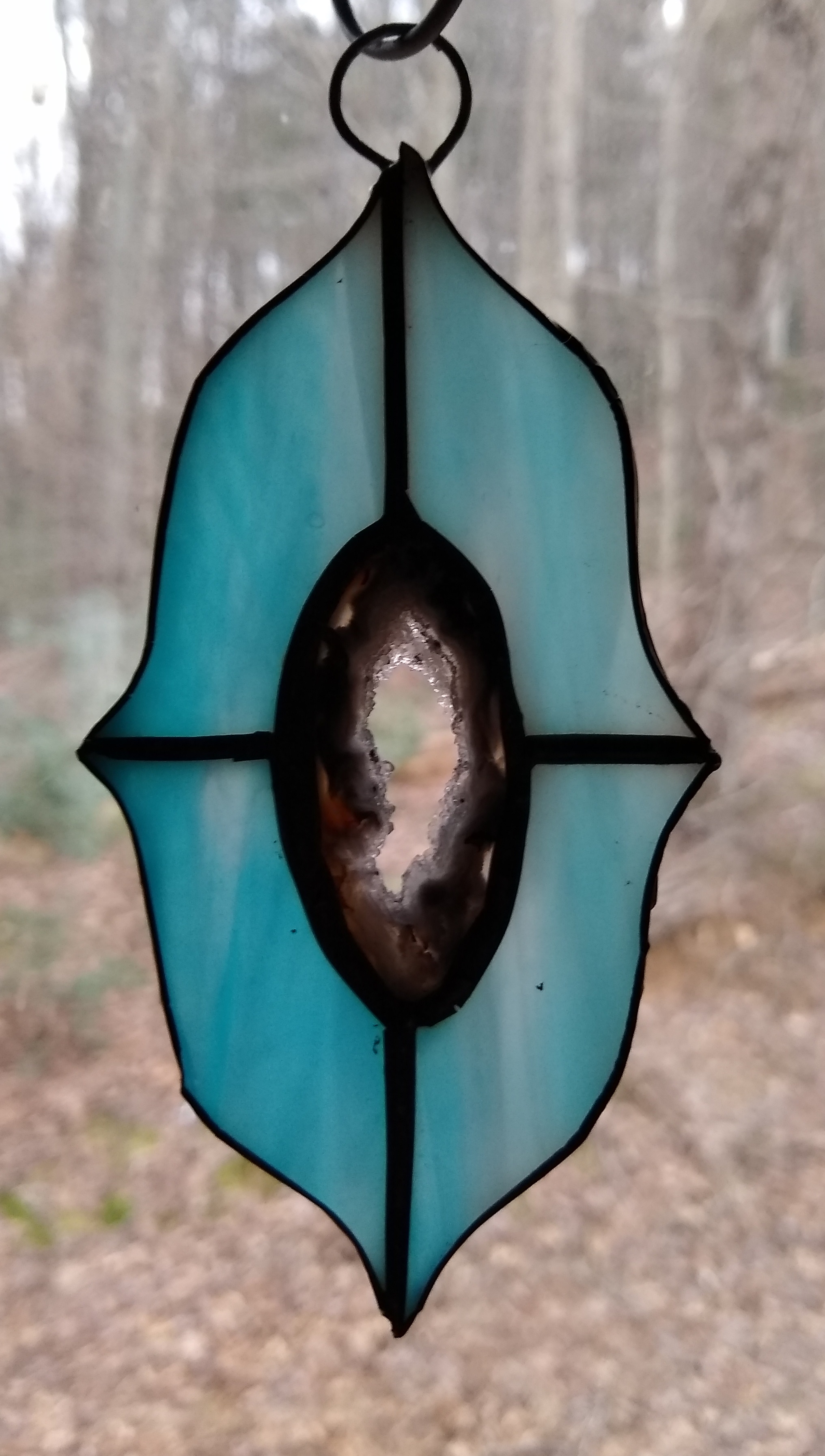Agate Slabs in Stained Glass