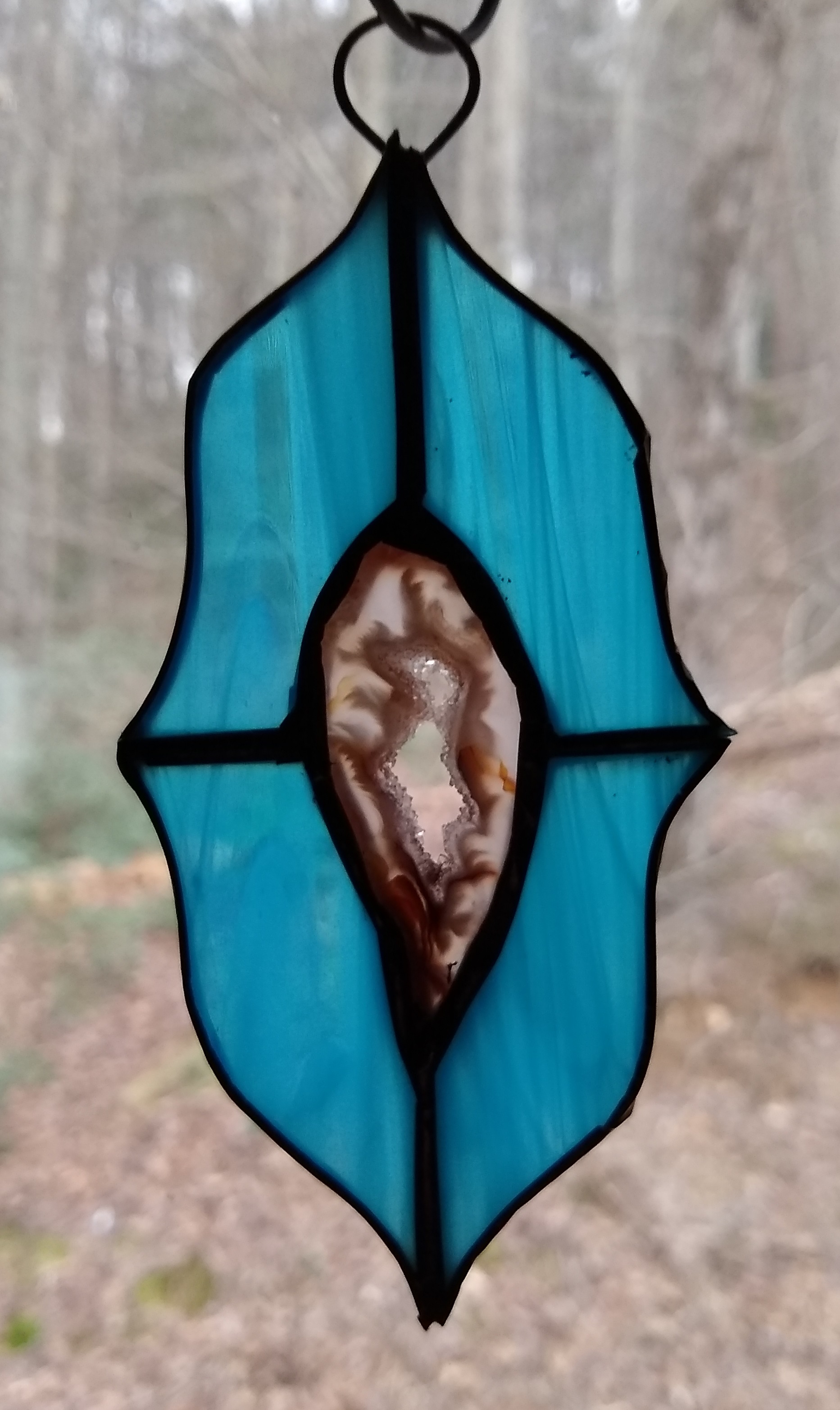 Agate Slabs in Stained Glass